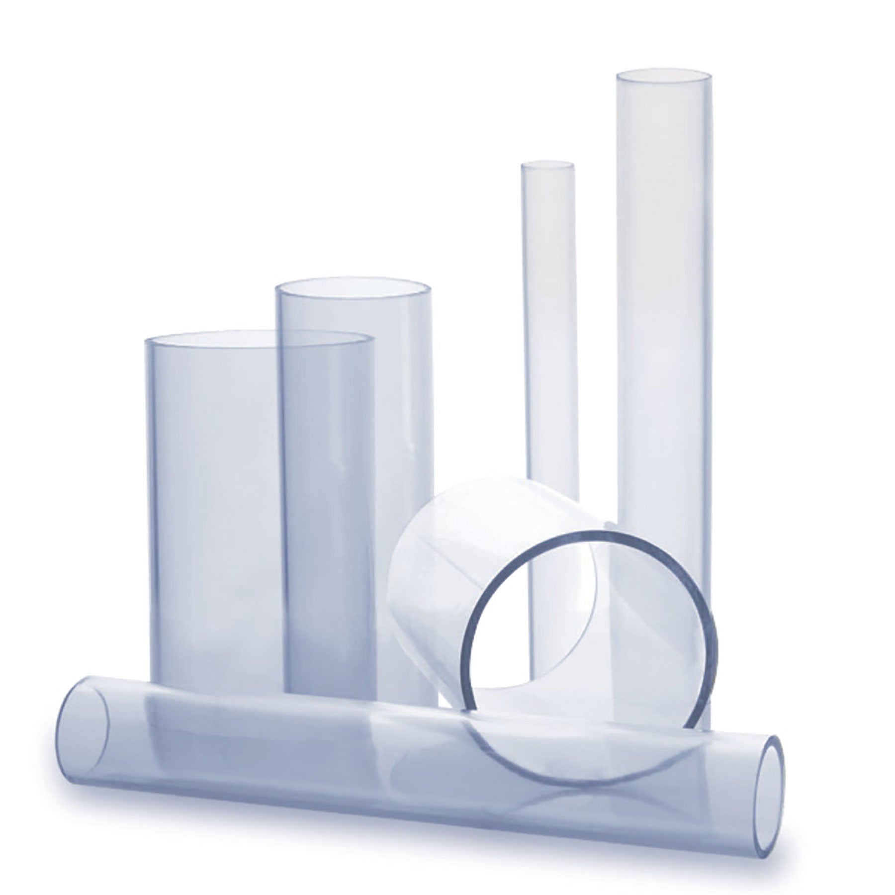 PVC Schedule 80, Pipe, Clear, 10 ft. Lengths